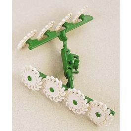 1/64 Hay Rake V-Type, mounted with 8 wheels